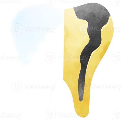 Normal Teeth And Decayed Teeth 42979268 Png