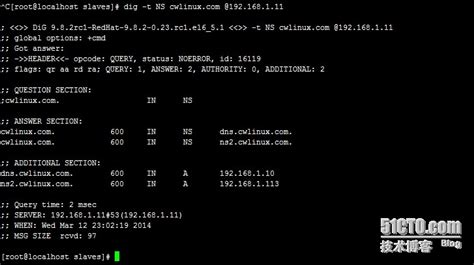 基于bind实现的dns正反向解析及主从dns的配置 曾經的味道的技术博客 51cto博客