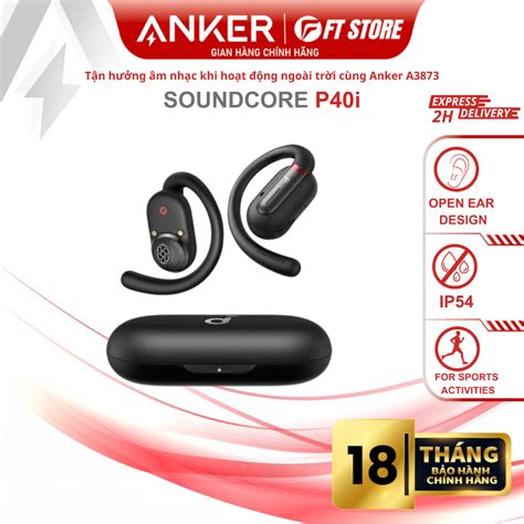 Tai nghe bluetooth Anker A Open Ear Soundcore V i thiết kế mở Siêu gọn nhẹ Chống nước IPX