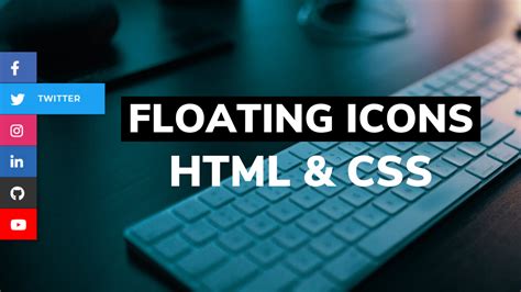 Fixed Social Media Sidebar Widget Using Html And Css