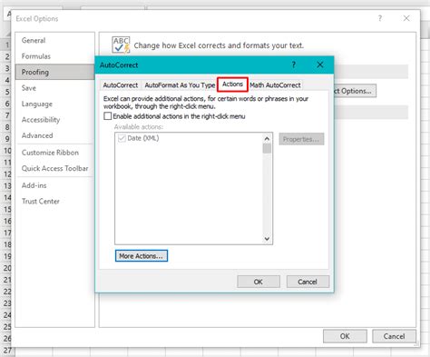 Excel Autocorrect Feature Enable Disable And Add Exceptions