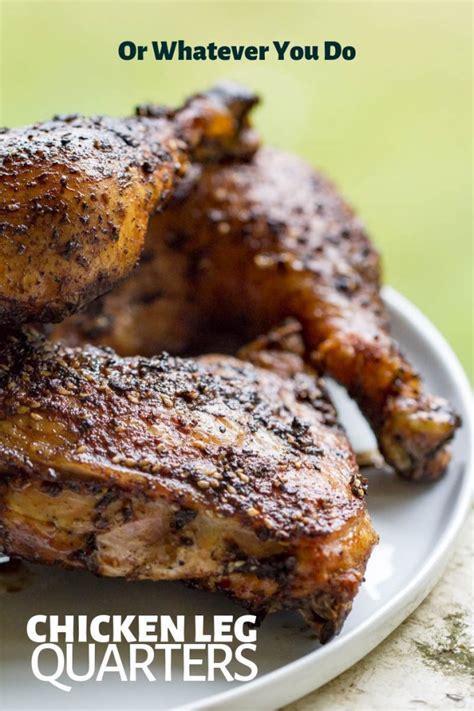 Traeger Grilled Chicken Leg Quarters Easy Pellet Grill Recipe