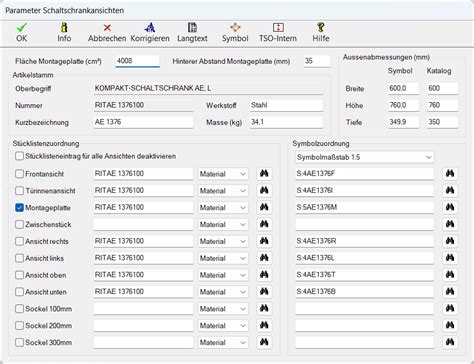 Treesoft Schaltschrank Wärmeberechnung