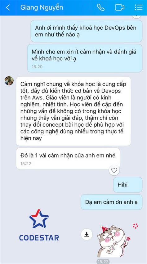 Khóa Học Devops On Aws Codestar Academy