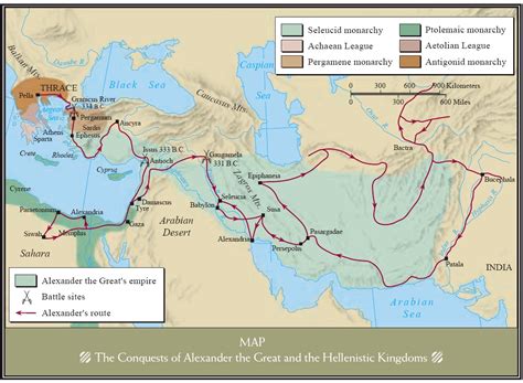 Hellenistic Empire Map