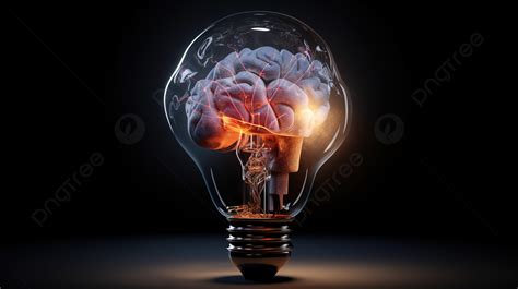 창의적인 아이디어와 혁신을 나타내는 전구와 뇌의 독특한 3d 삽화를 마음에 비추는 것 발명 창의성과 혁신 상상력 배경 일러스트 및 사진 무료 다운로드 Pngtree