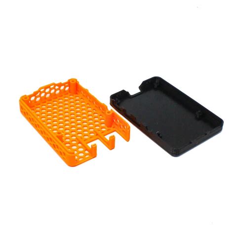 3d Printed Raspberry Pi 4 Case Black Orange Buy Online At Low Price In