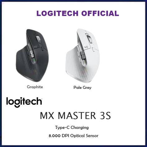Jual Logitech MX Master 3S Wireless Bluetooth Mouse MX Master 3 S Shopee Indonesia