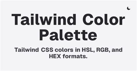 Tailwind Color Palette Raul Carini