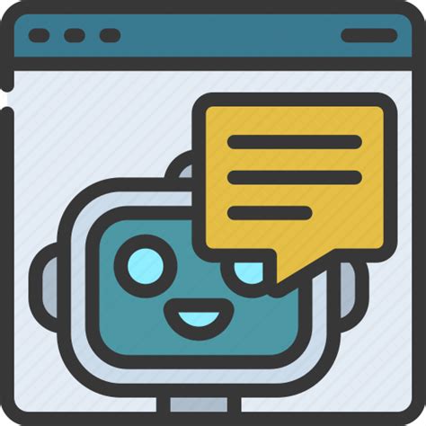 Online Chat Bot Assistant Live Chatting Icon Download On Iconfinder