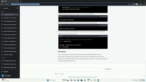 How Do I Compile Python C Extensions Using Mingw Inside A Virtualenv