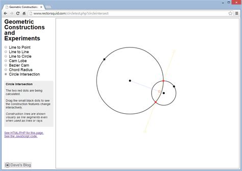 Circle Intersection In JavaScript Dave S Blog