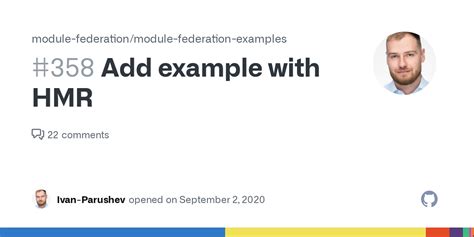 add example with hmr · issue 358 · module federation module federation