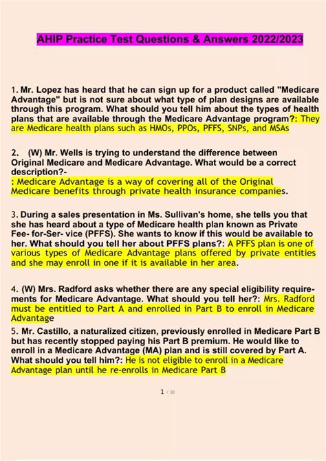 stuvia 1857541 ahip final exam 2022 practice test 200 questions and answers 100 correct