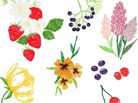 감성적이고 빈티지한 손그림 일러스트를 작업해 드립니다 크몽