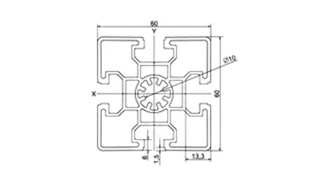 Profil Aluminiu 60x60l Automatizari Industriale Profile Aluminiu Profil Aluminiu Automate