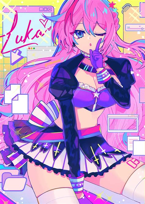 Megurine Luka Vocaloid Drawn By Sshooooe Danbooru