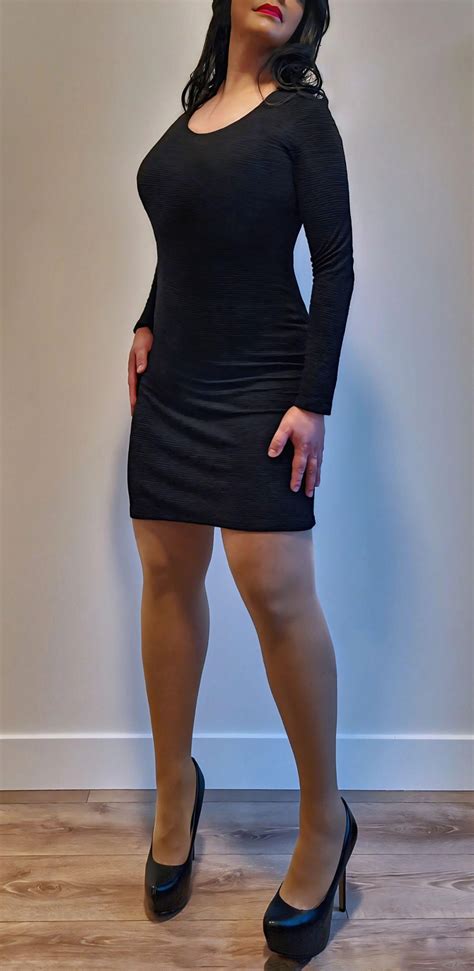 Just A Lbd With Platform Heels Rcrossdressing