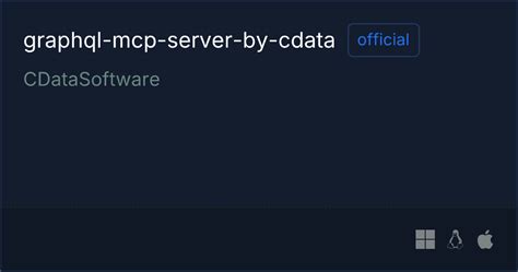 Graphql Mcp Server By Cdata Glama