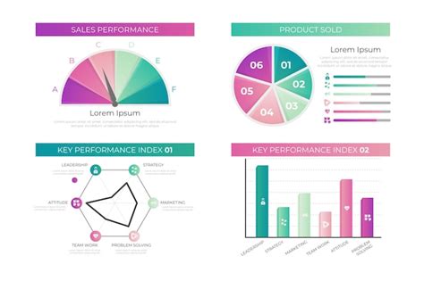 Kpi Infographic Template Free Vector