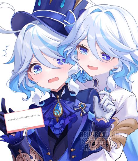 Furina And Focalors Genshin Impact Drawn By Nk Ss Danbooru