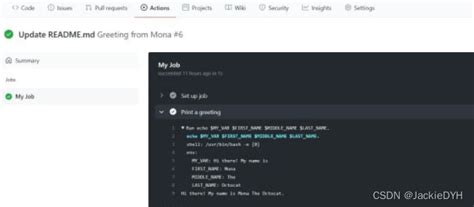 Github Action Workflow 概念和基本操作 JackieDYH 博客园