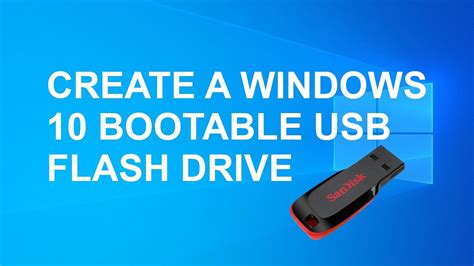 Create A Windows 10 Bootable Usb Flash Drive 2020 Youtube