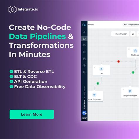 Start Using No Code Etl And Reverse Etl Pipelines Rapid Elt Data