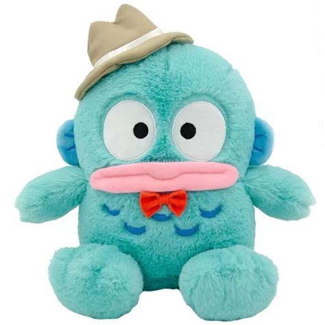 Sanrio Hangyodon Series Plush Toy Keychain Cartoon And Cute Stuffed Doll