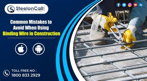 Common Mistakes To Avoid When Using Binding Wire In Construction