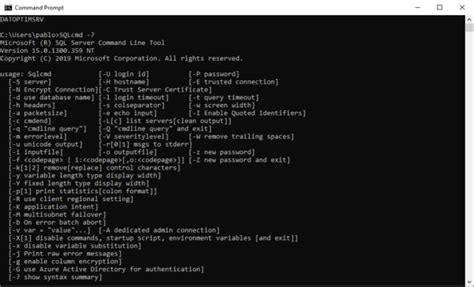 Cómo Usar Sqlcmd Con Sql Server Datoptim