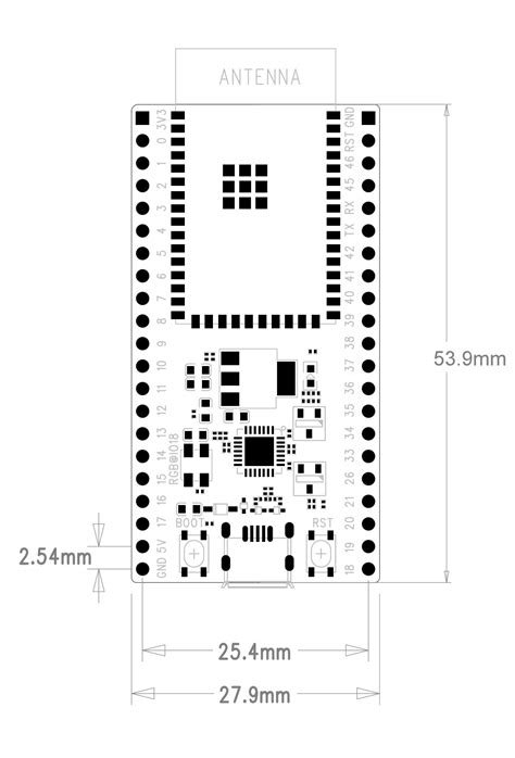 Esp32 S2 Saola 1 Wrover Devkit Looking For Same Sizepin Out