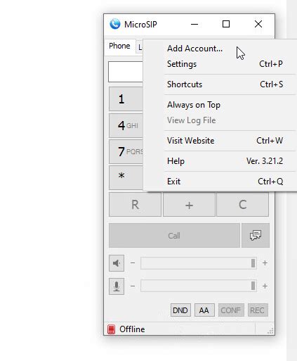 Setting Up VoIP Softphone MicroSIP Windows PC Jaytag Knowledge Base