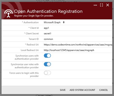 Code On Time Security External Authentication Adding An External