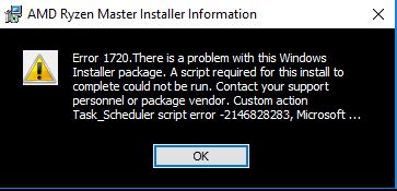 Cannot Install Ryzen Master AMD Community