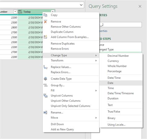 Working With Today S Date In Power Query