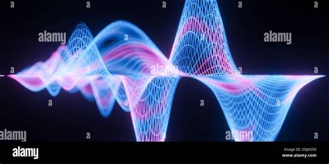 Modern Abstract Wireframe Grid Structure Virtual Background Digital Technology Science Or