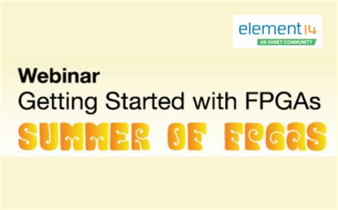 Element14 Community Launches ‘summer Of Fpgas
