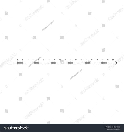 Black Arrow Has Numeric Scale 020 库存矢量图（免版税）2148076123 Shutterstock