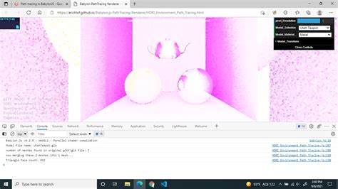 Path Tracing In BabylonJS 175 By Erichlof Questions Babylon Js