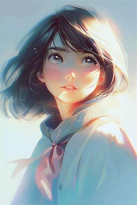 Super Cute Anime Girl By Ai Niji On Deviantart