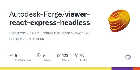 GitHub Autodesk Forge Viewer React Express Headless Headless Viewer