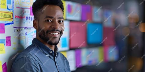 Ux Developer Demonstrates Mobile App Interface Design On Whiteboard In