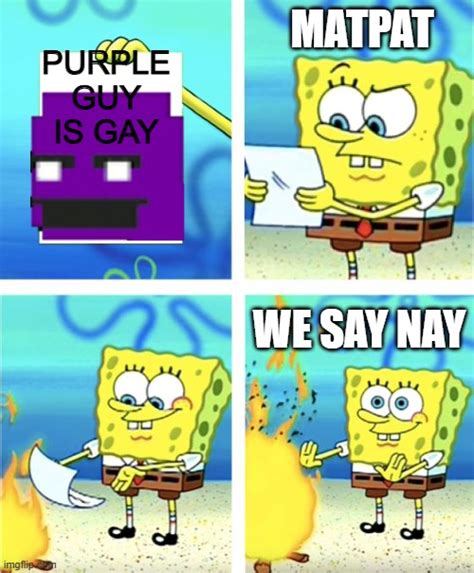 Purple Guy Spongebob Imgflip