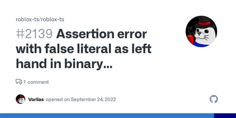 Assertion Error With False Literal As Left Hand In Binary Expression In