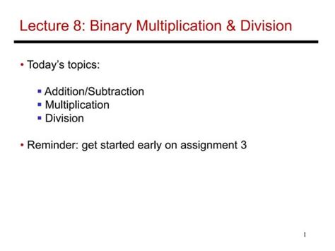 Restoring And Non Restoring Division Algorithm By Sania Nisar Pptx