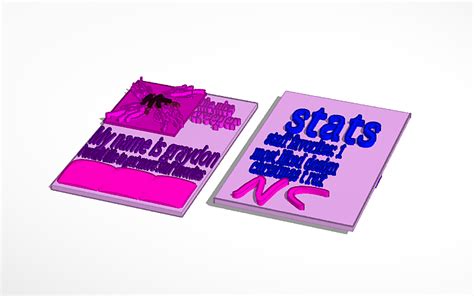 3d Design My Tinker Trading Card Tinkercad