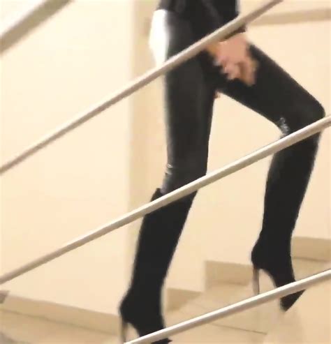 Walks Around In Boots