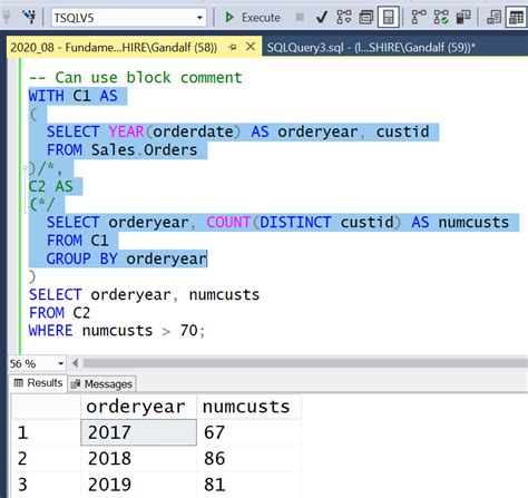 Fundamentals Of Table Expressions Part 5 Ctes Logical