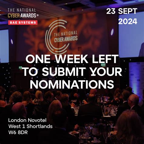 The National Cyber Awards On Linkedin Nationalcyberawards Cybersecurity Nominatenow